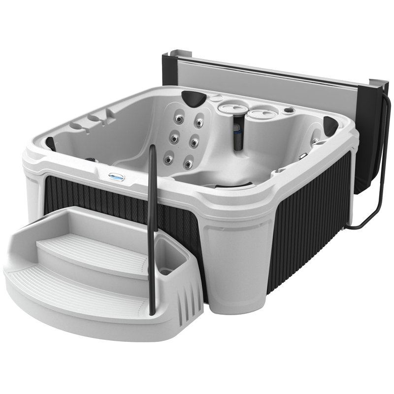 AquaRest Spas, powered by Jacuzzi® pumps AquaRest DayDream 2800L Limited Edition White/Black ...